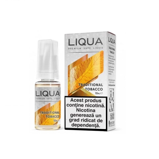 Lichid pentru tigara electronica Liqua 10 ml Traditional Tobacco 12mg nicotina - eMAG.ro