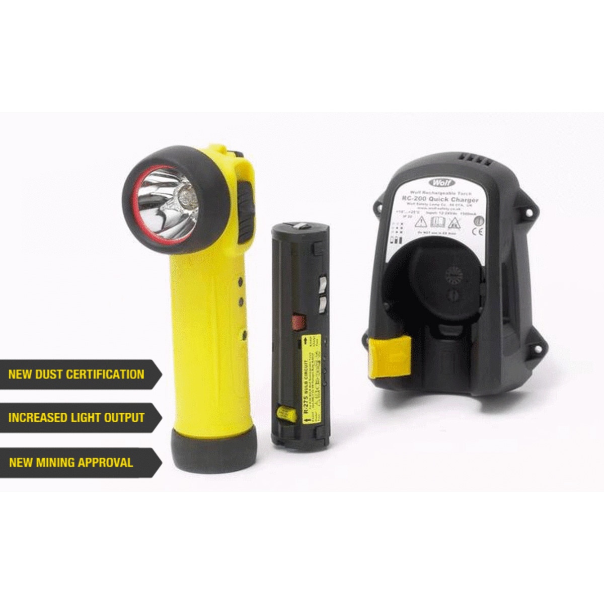 Lanterna profesionala WOLFLITE R-55H LED reincarcabila, antiexplozie ...