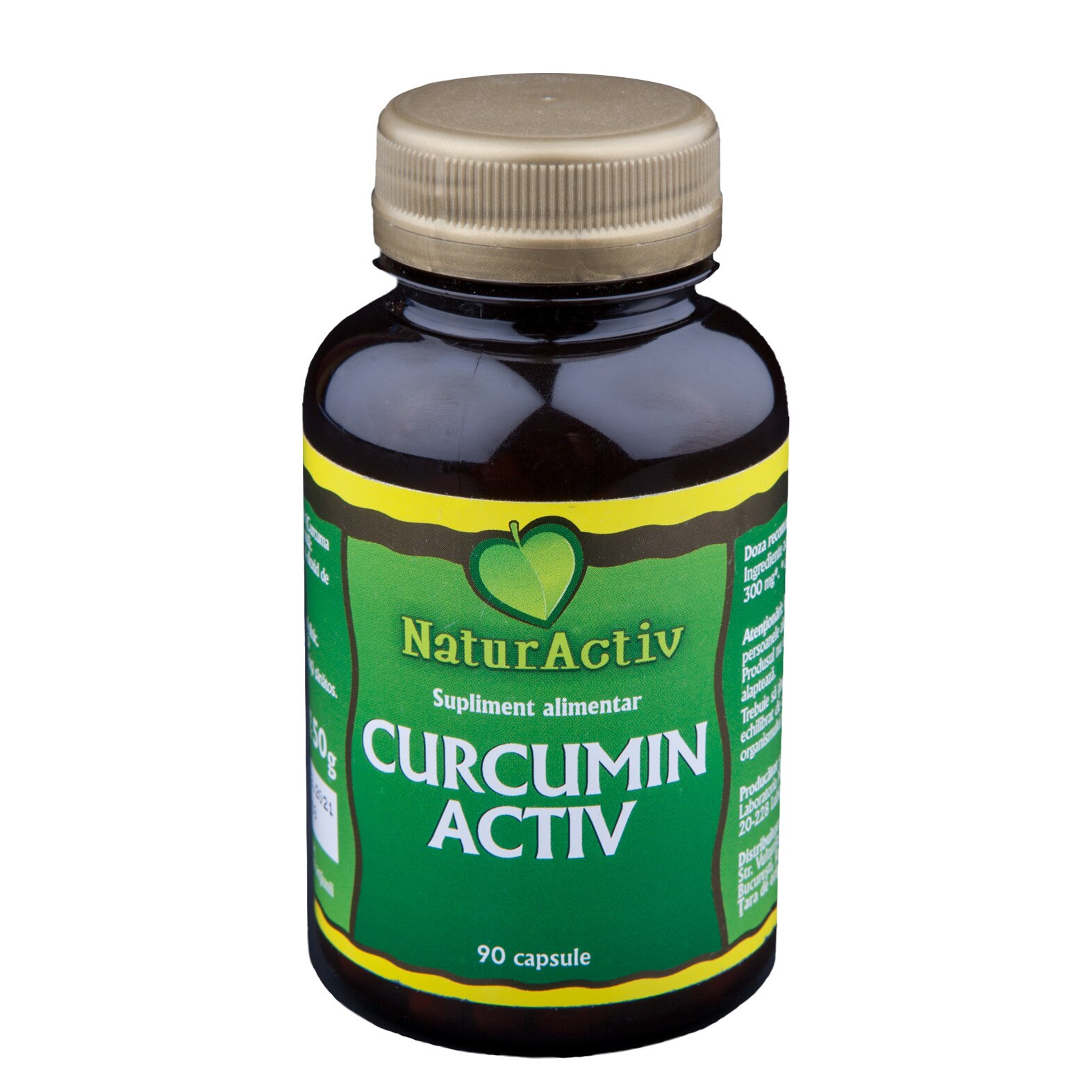Supliment Alimentar, NaturActiv, Curcumin Activ, 90 capsule - eMAG.ro