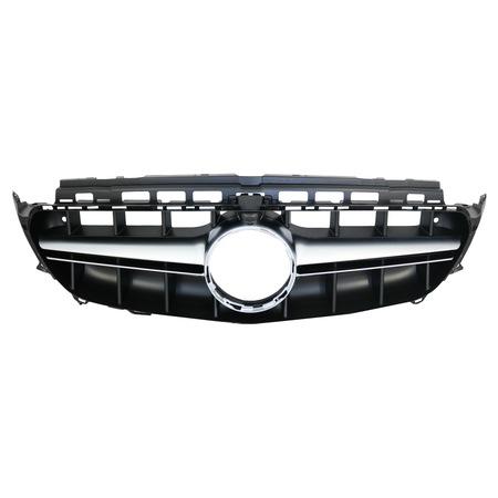 Grila Centrala compatibil cu Mercedes E-Class W213 S213 C238 A238 2016-2019 Crom Negru E63 ...