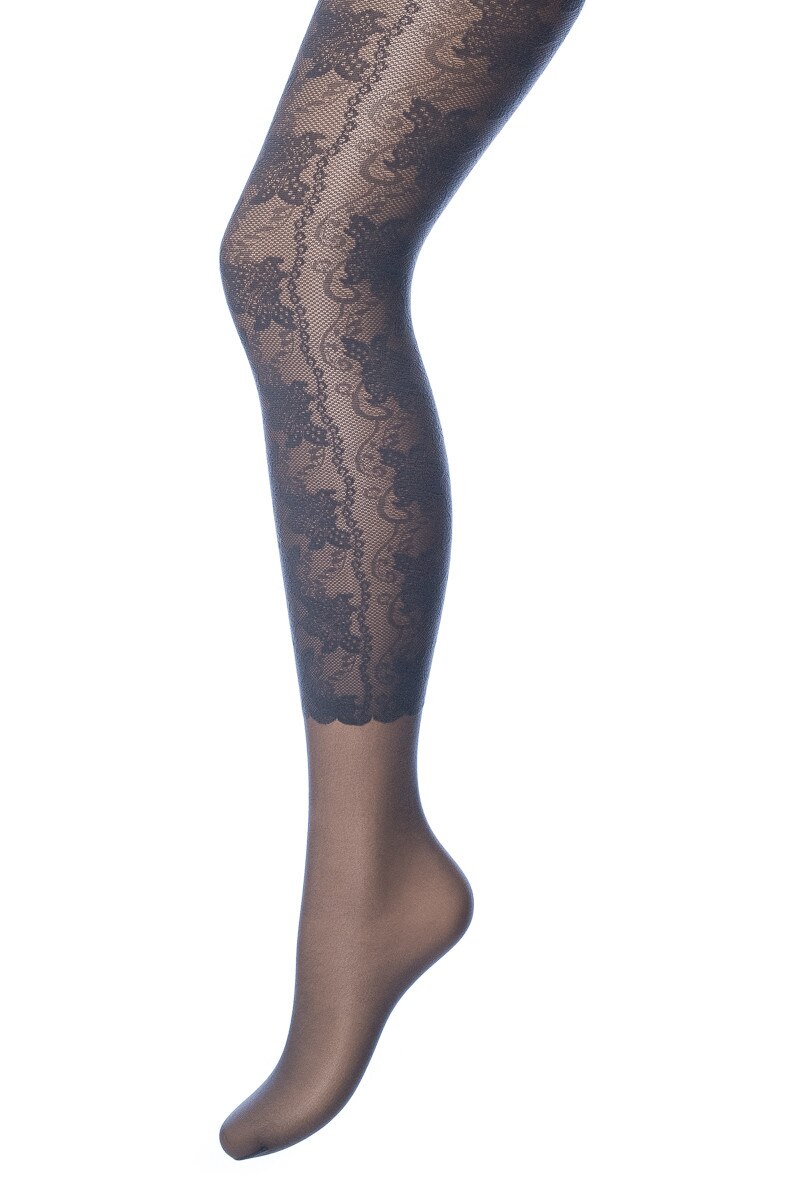 Dres din dantela iesita in relief care imita colant, Sarah Borghi ...