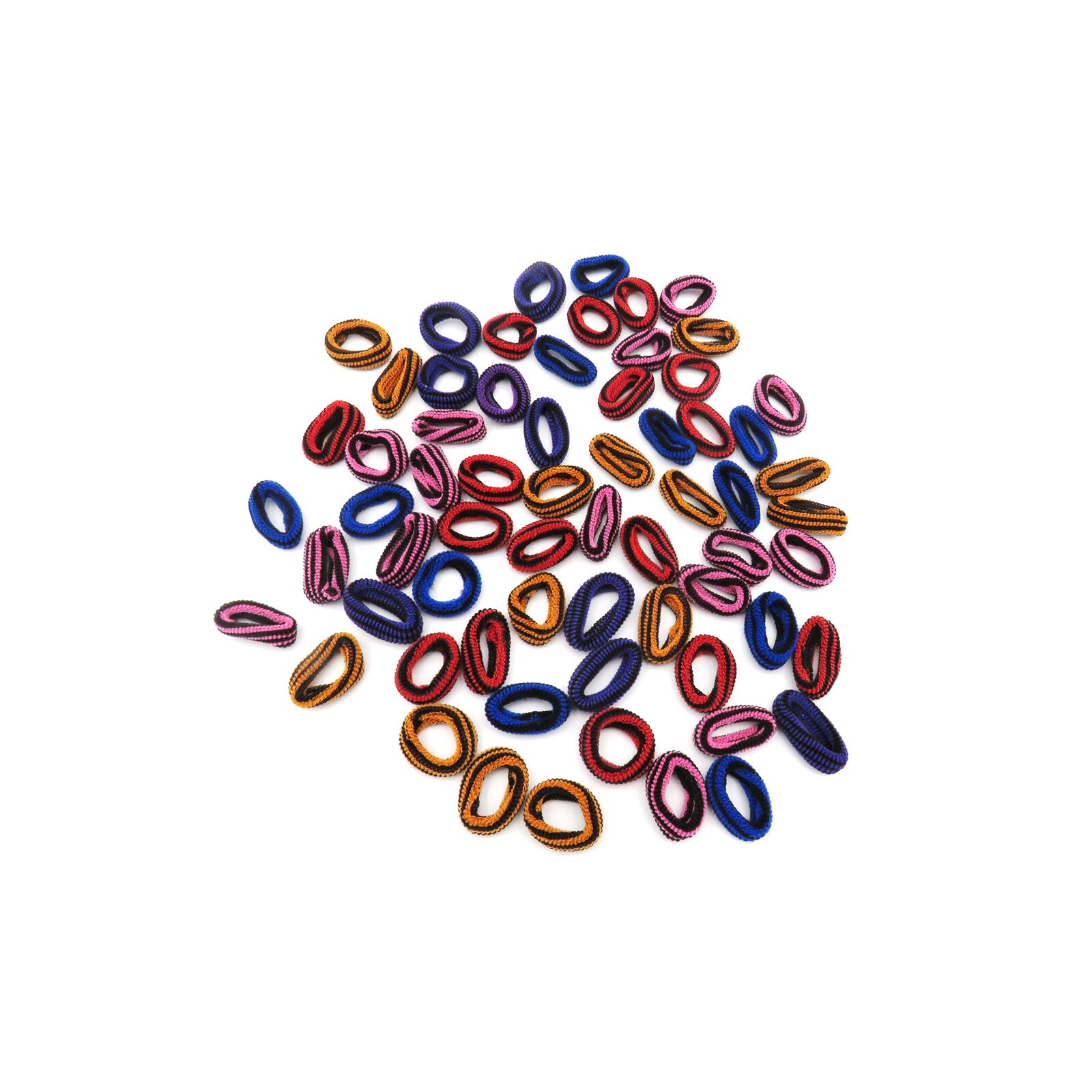 Set 90 elastice de par,multicolore - eMAG.ro