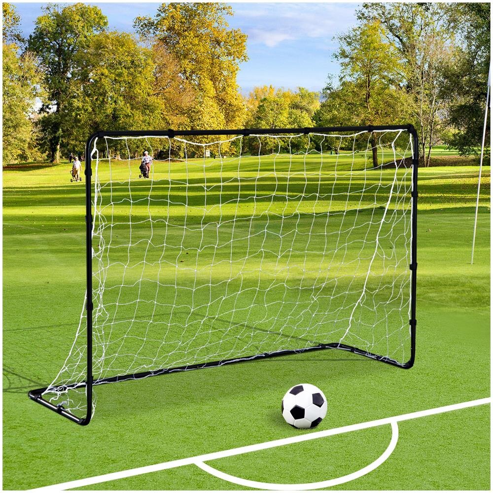 Poarta de fotbal Homcom Negru 183x61x122 cm - eMAG.ro