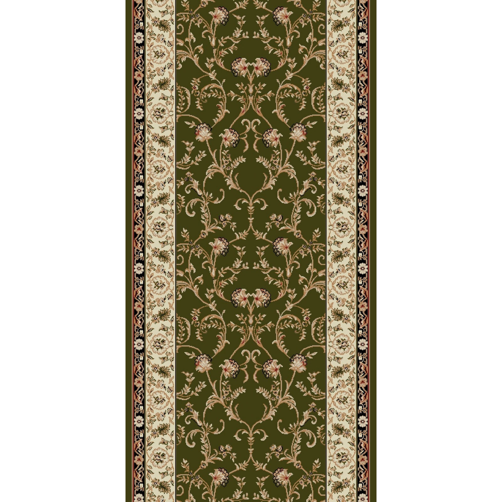 Traversa Covor, Lotos 523, Verde, 80x500 cm, 1800 gr/mp, 0.8x5 m. Verde ...