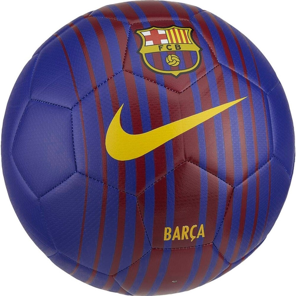 Minge fotbal Nike FC Barcelona, albastru/rosu, 5 - eMAG.ro