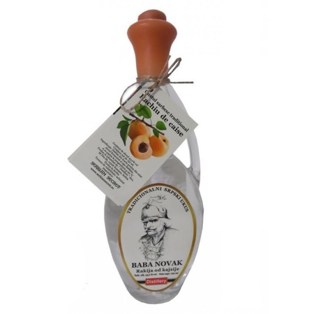 Rachiu de caise dublu distilat, Baba Novak, Premium, 700 ml - eMAG.ro
