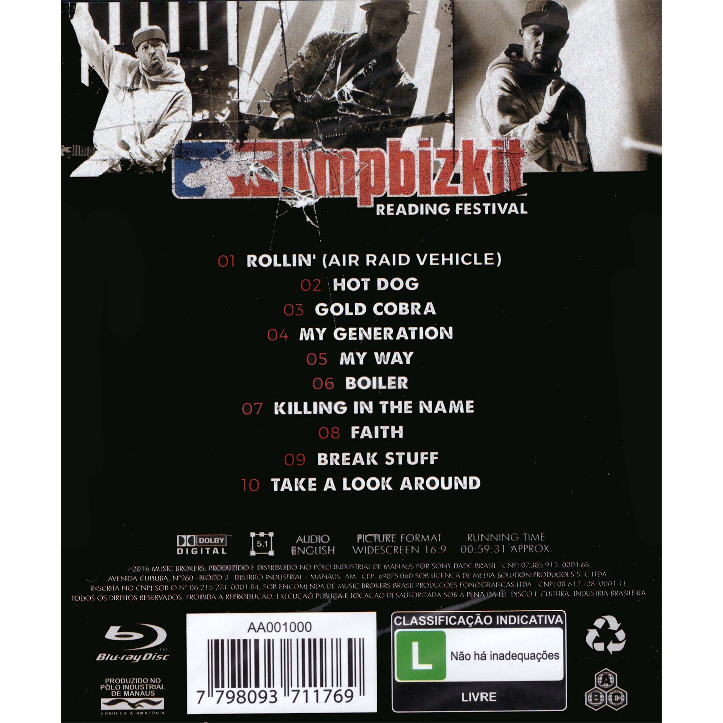 Limp Bizkit - Reading Festival - Blu-ray - eMAG.ro