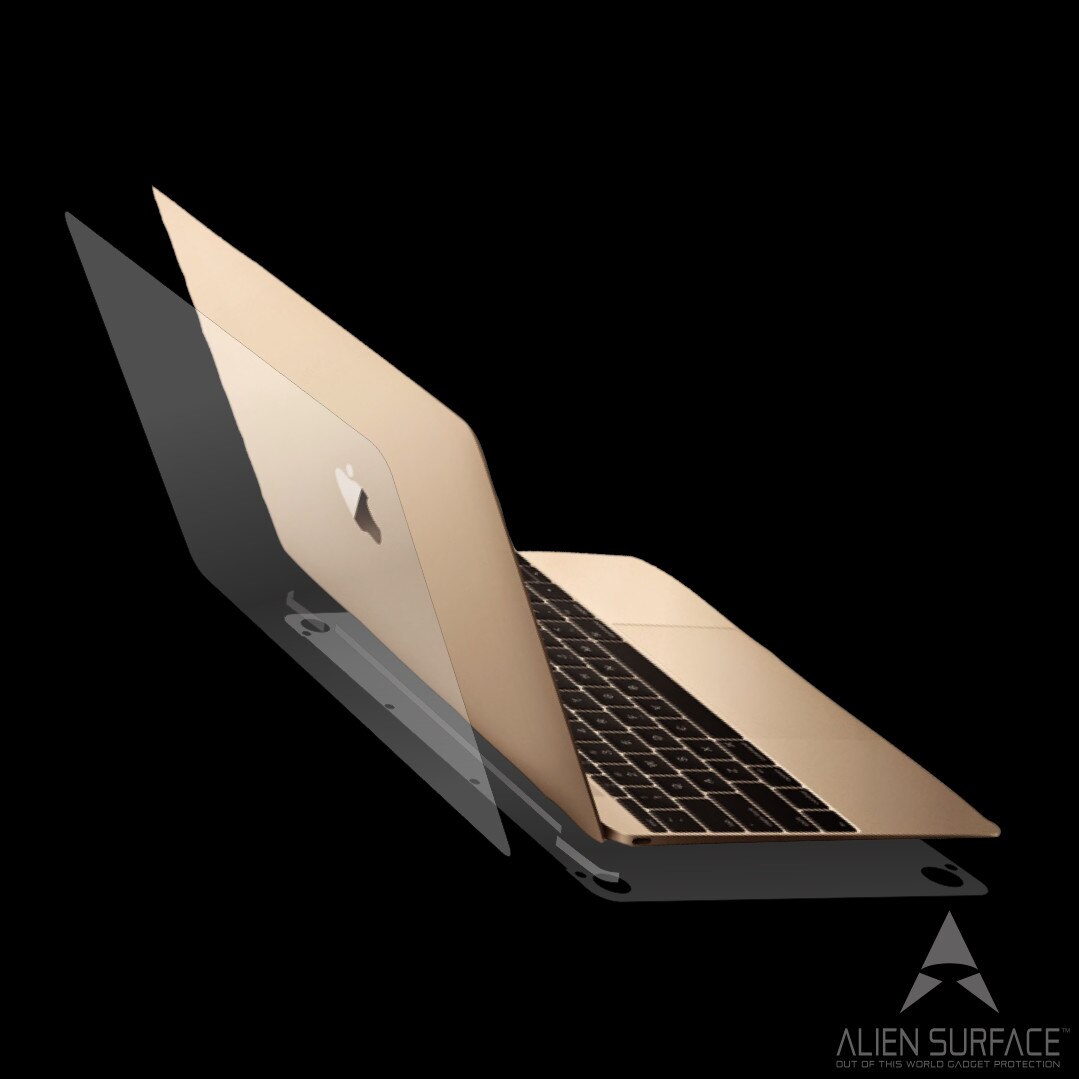 Комплект Защитно Фолио Alien Surface XHD Apple Macbook 12 инча, Пълна ...