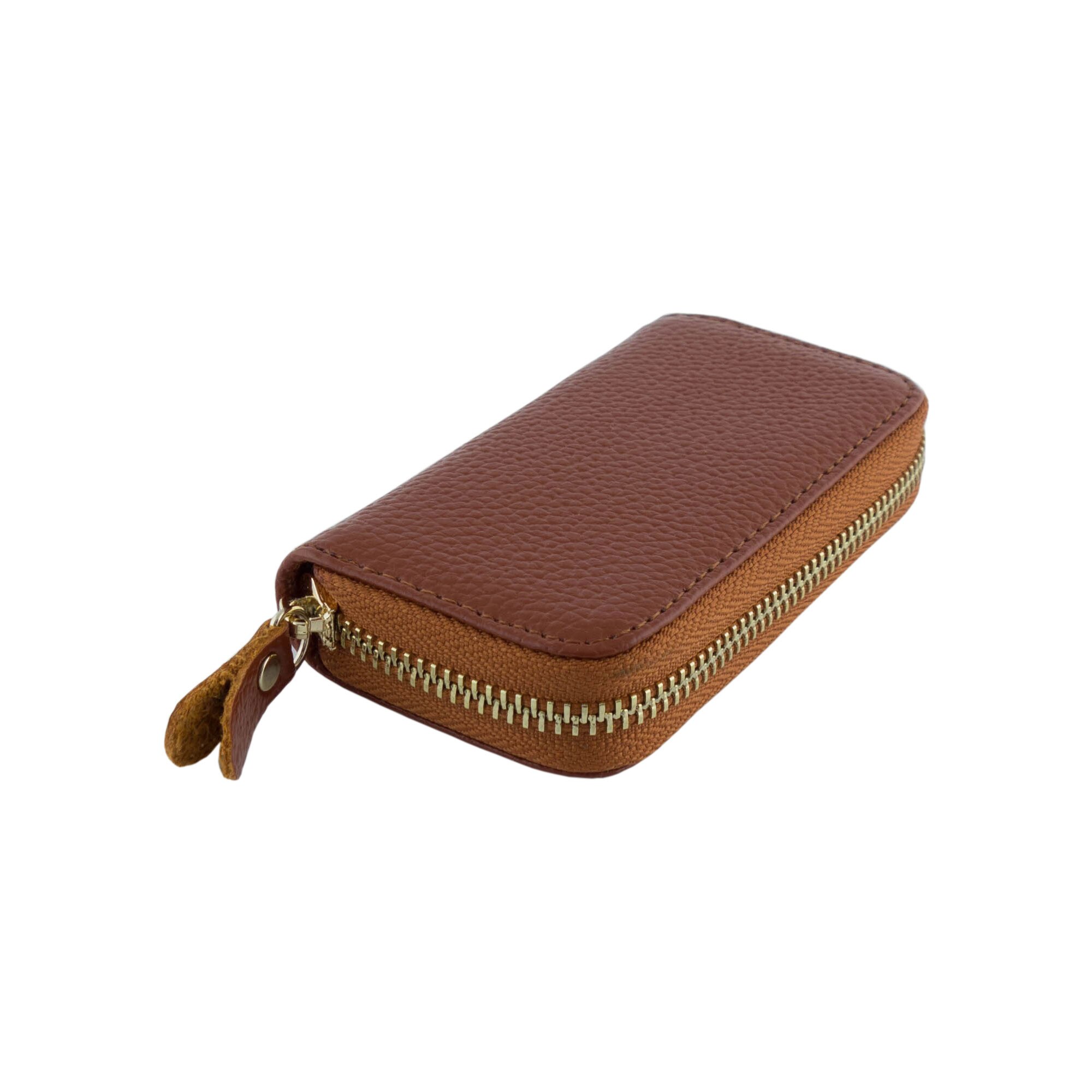 Port chei, unisex, maro, piele naturala - PR183 - eMAG.ro