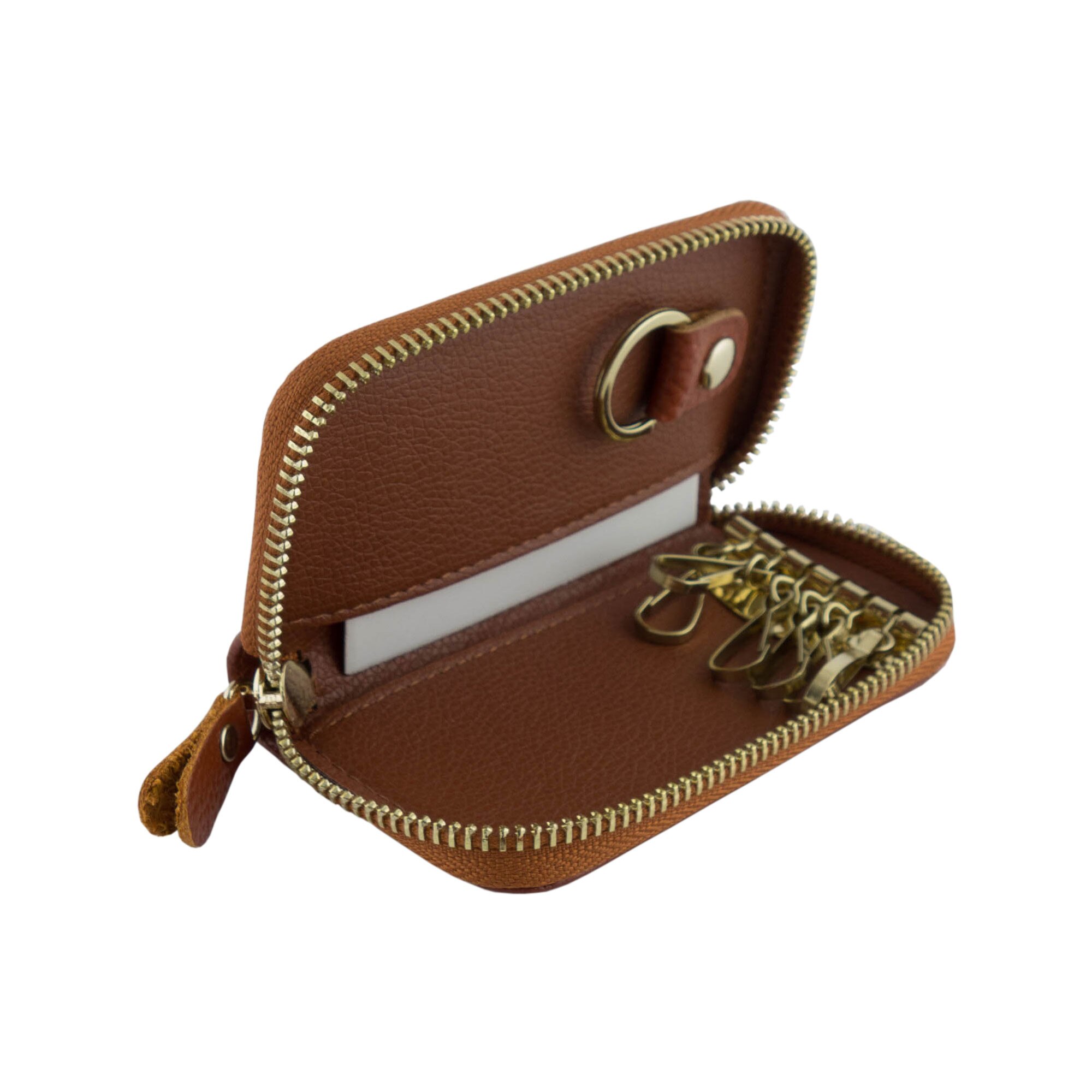 Port chei, unisex, maro, piele naturala - PR183 - eMAG.ro