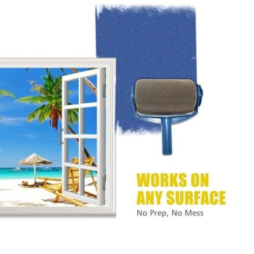 Trafalet Paint Roller Profesional cu umplere + rezervor recipient, brat ...