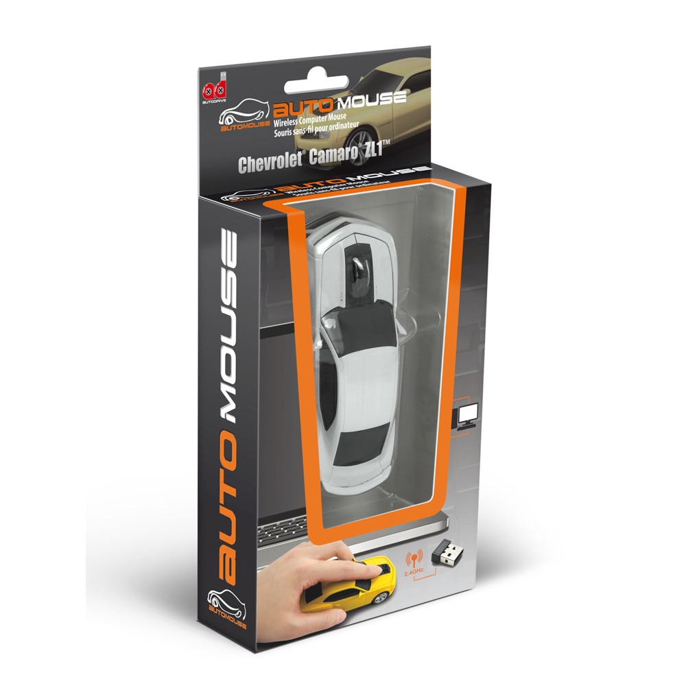 Mouse wireless Chevrolet Camaro ZL1 AutoDrive, Alb - eMAG.ro