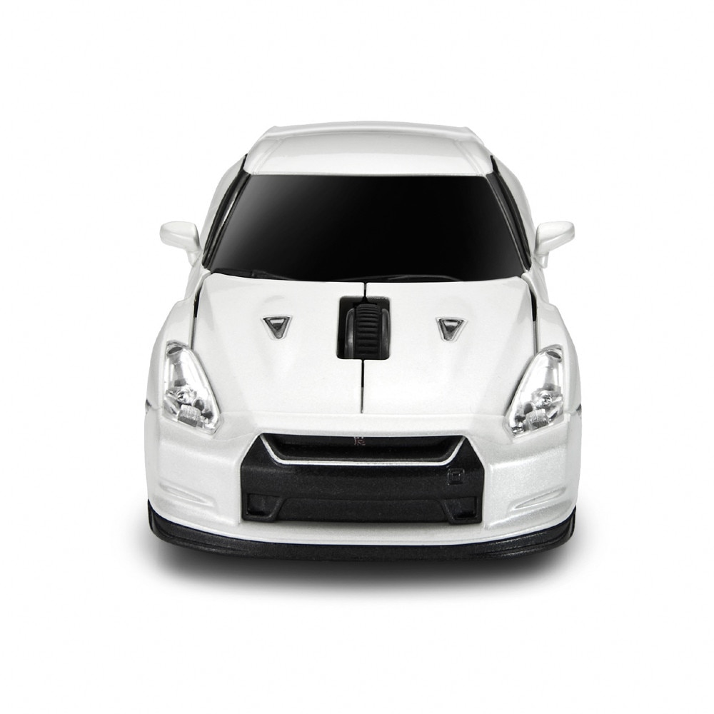 Mouse wireless AutoDrive Nissan GT-R, 2,4 GHz, Alb - eMAG.ro