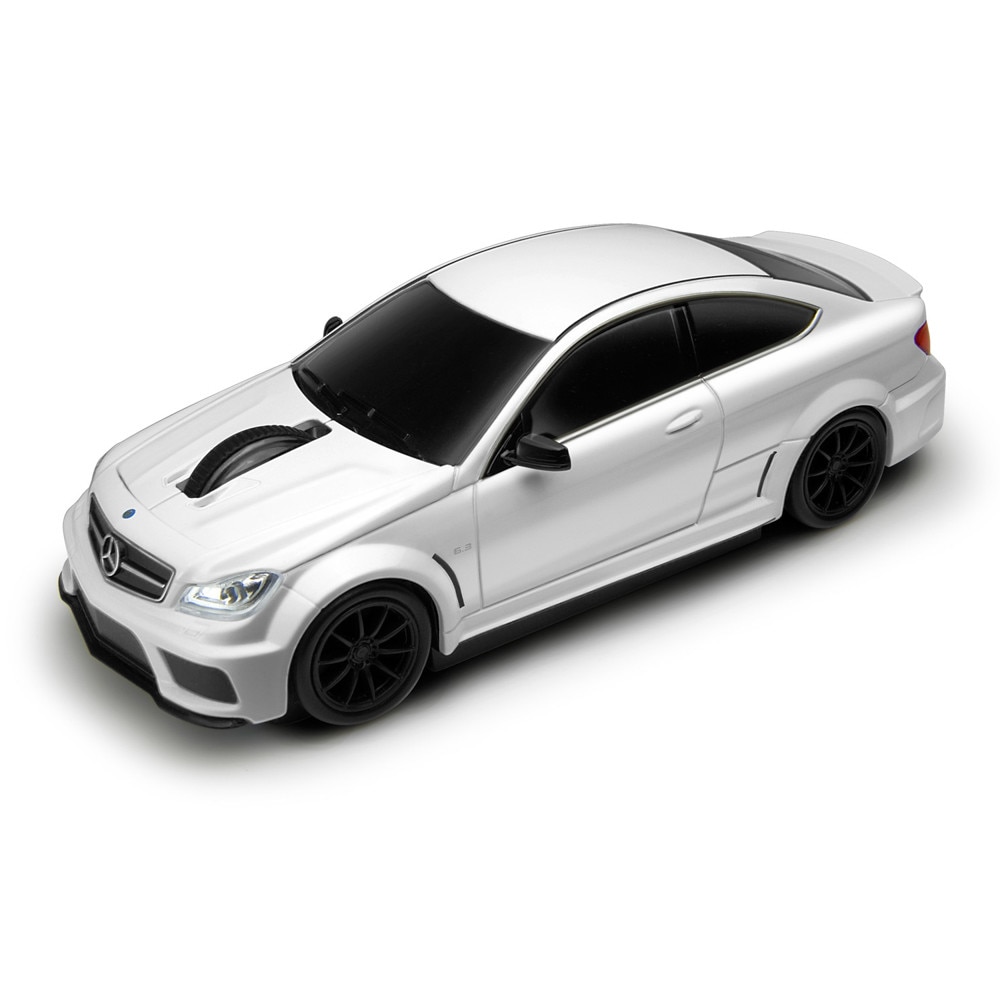 Mouse wireless AutoDrive model Mercedes-Benz C63 AMG Coupe, Alb - eMAG.ro