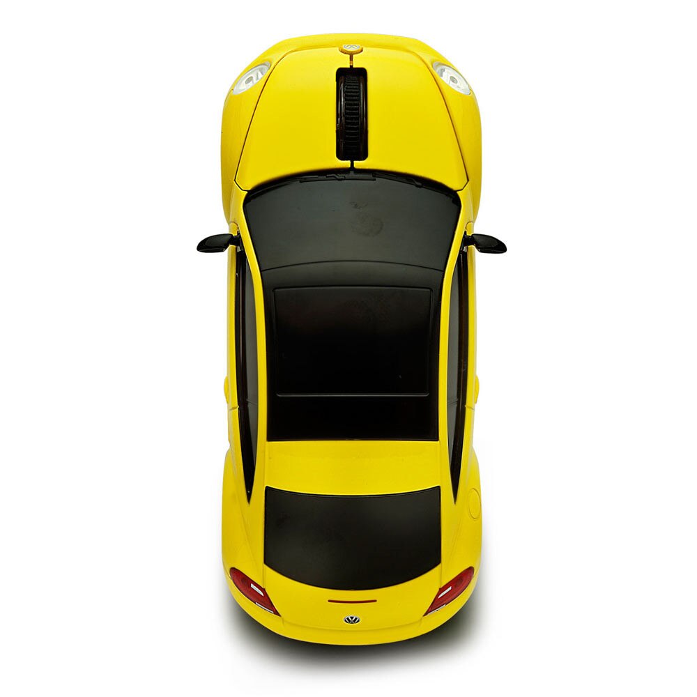 Mouse wireless AutoDrive Volkswagen the Beetle, 1xAA, Galben - eMAG.ro