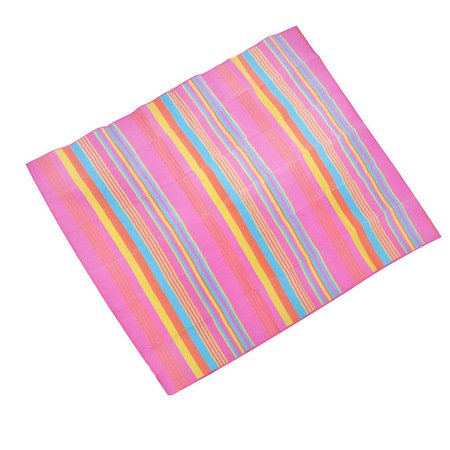 Rogojina pentru plaja Family Beach, 180 x 180 cm, Multicolor - eMAG.ro