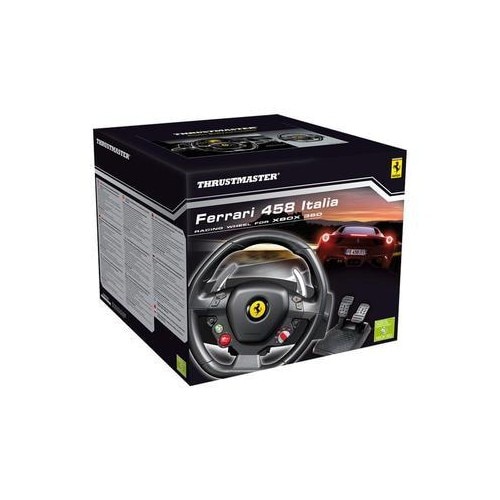 Thrustmaster Ferrari F458 Italia Steering Wheel and Pedals Xbox 360 ...