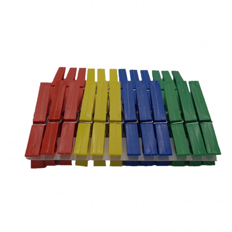 Carlige pentru rufe, set de 24 bucati, model clasic - eMAG.ro