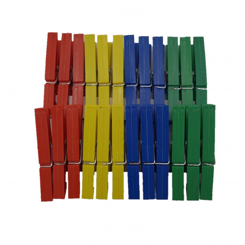 Carlige pentru rufe, set de 24 bucati, model clasic - eMAG.ro