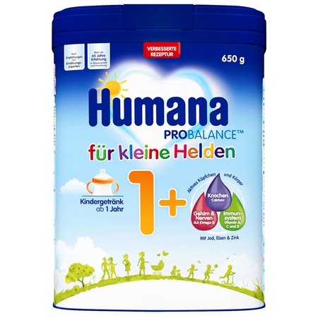 Lapte praf Humana Kindergetrank 1+ de la 1 an 650 g - eMAG.ro