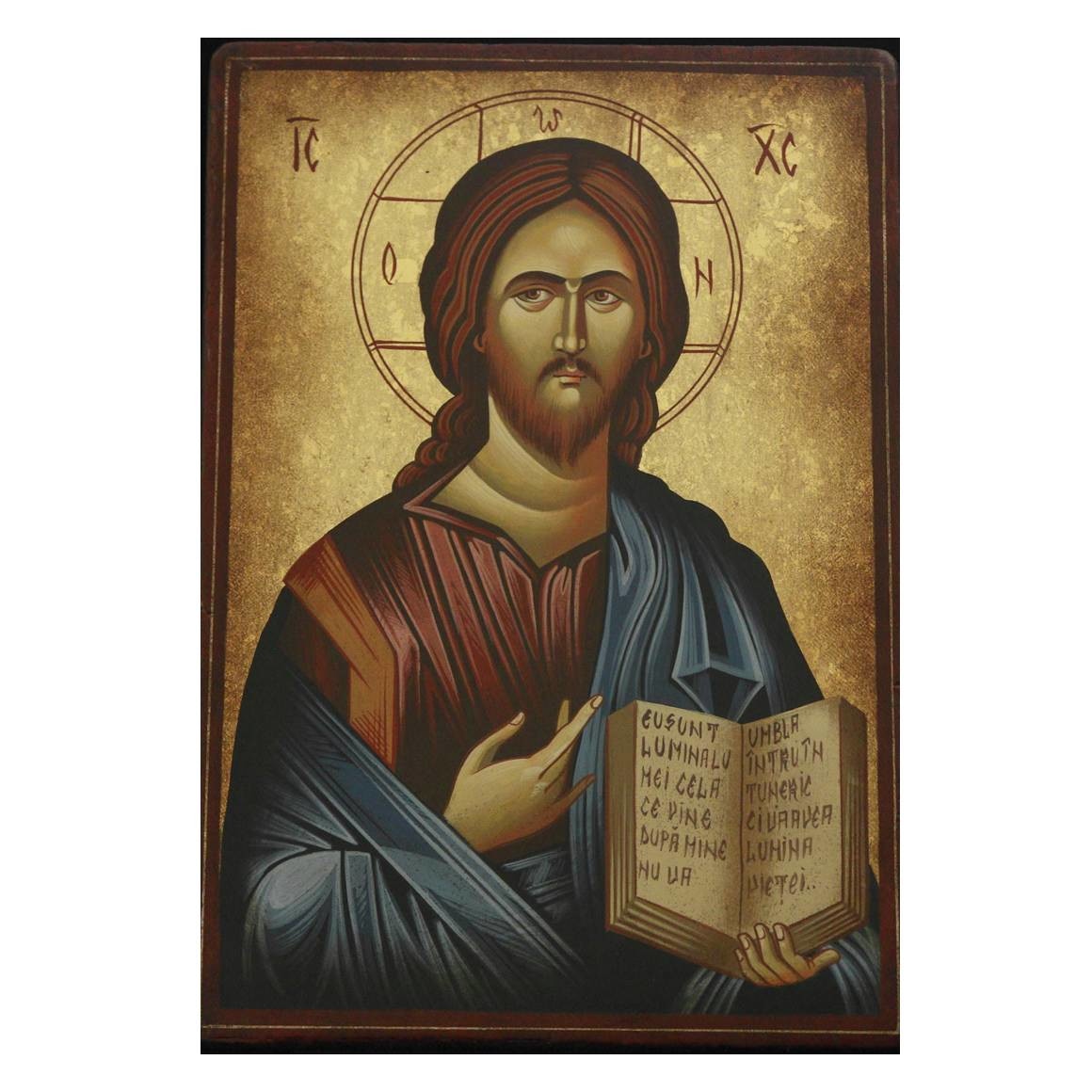 Fára festett ikon Jézus Krisztus 113, Opait Crafts, 14x10cm - eMAG.hu