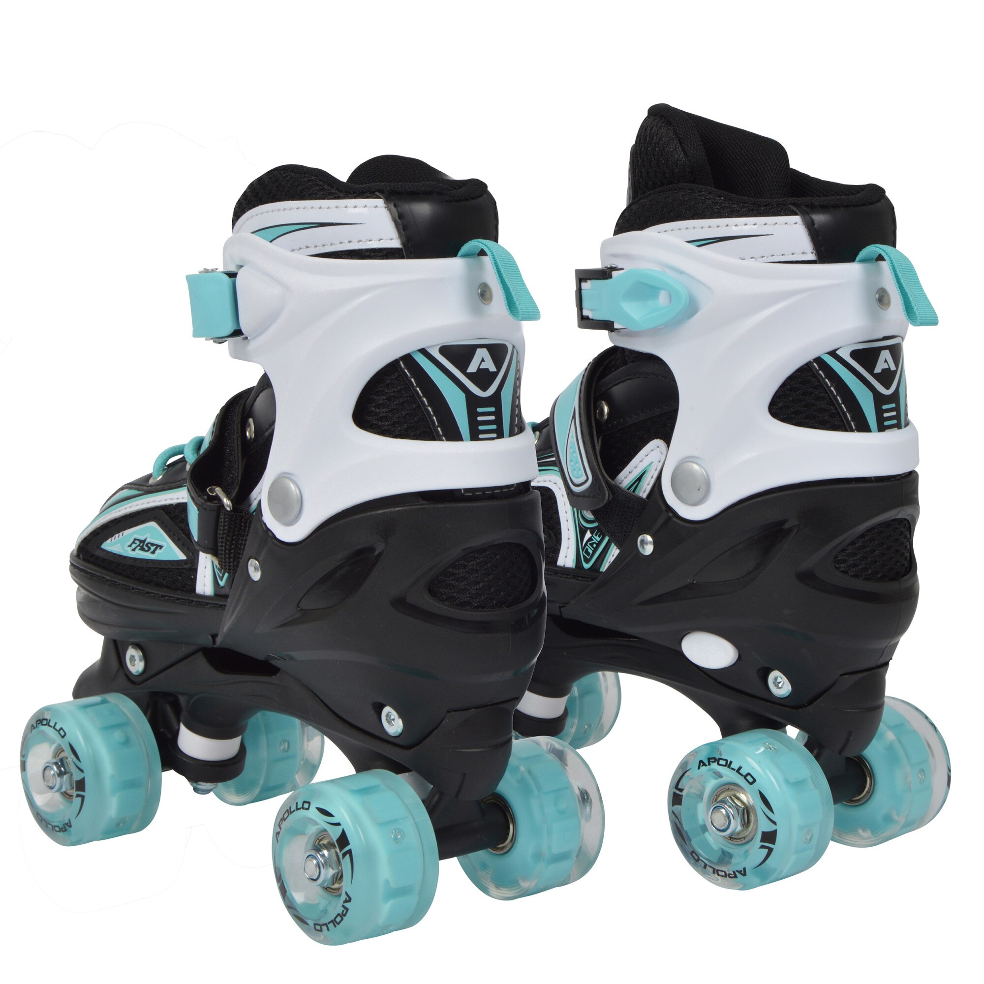 Patine cu rotile "Super Quad X Pro" S - Turcoaz - eMAG.ro