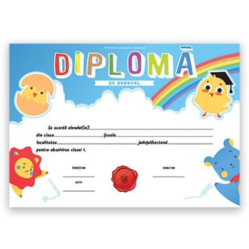 Diploma de absolvire a clasei I - eMAG.ro