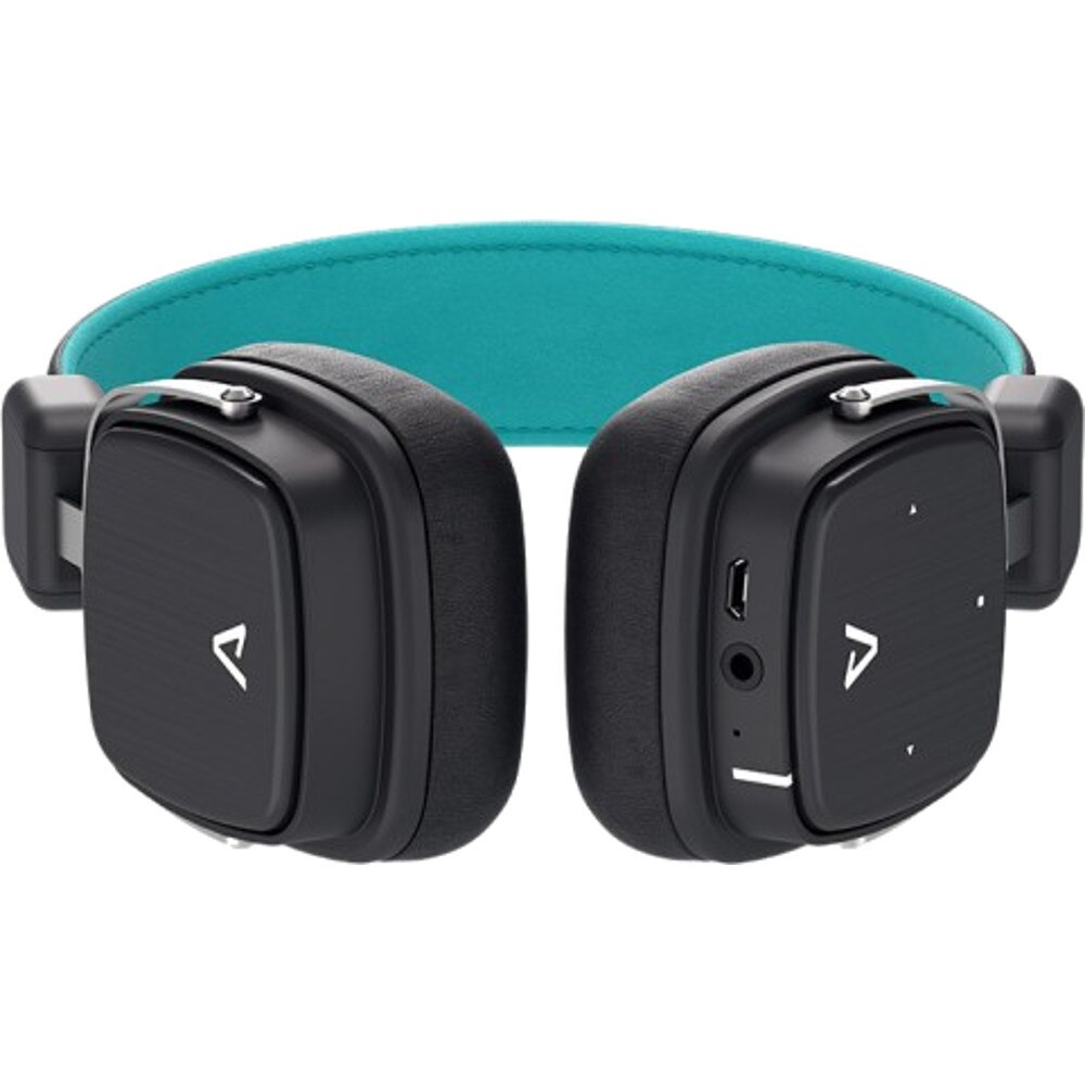Casti On-Ear Lamax Beat Elite E-1, Bluetooth, Negru/Albastru - eMAG.ro