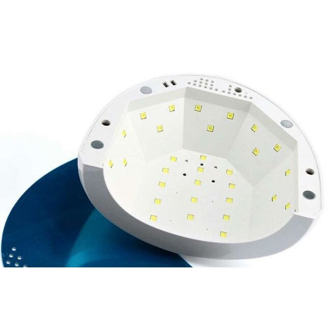Лампа за маникюр SUNONE, UV, Led HYBRID, Сензор, Таймер, Розов, 48W ...