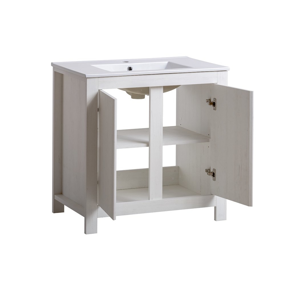 Set Masca plus Lavoar 80cm, Hawaii, alb - eMAG.ro