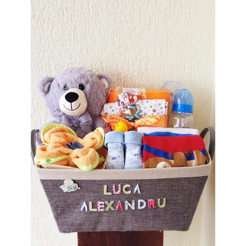 Cos Cadou Colorat Bebelusi, 15 Piese - eMAG.ro