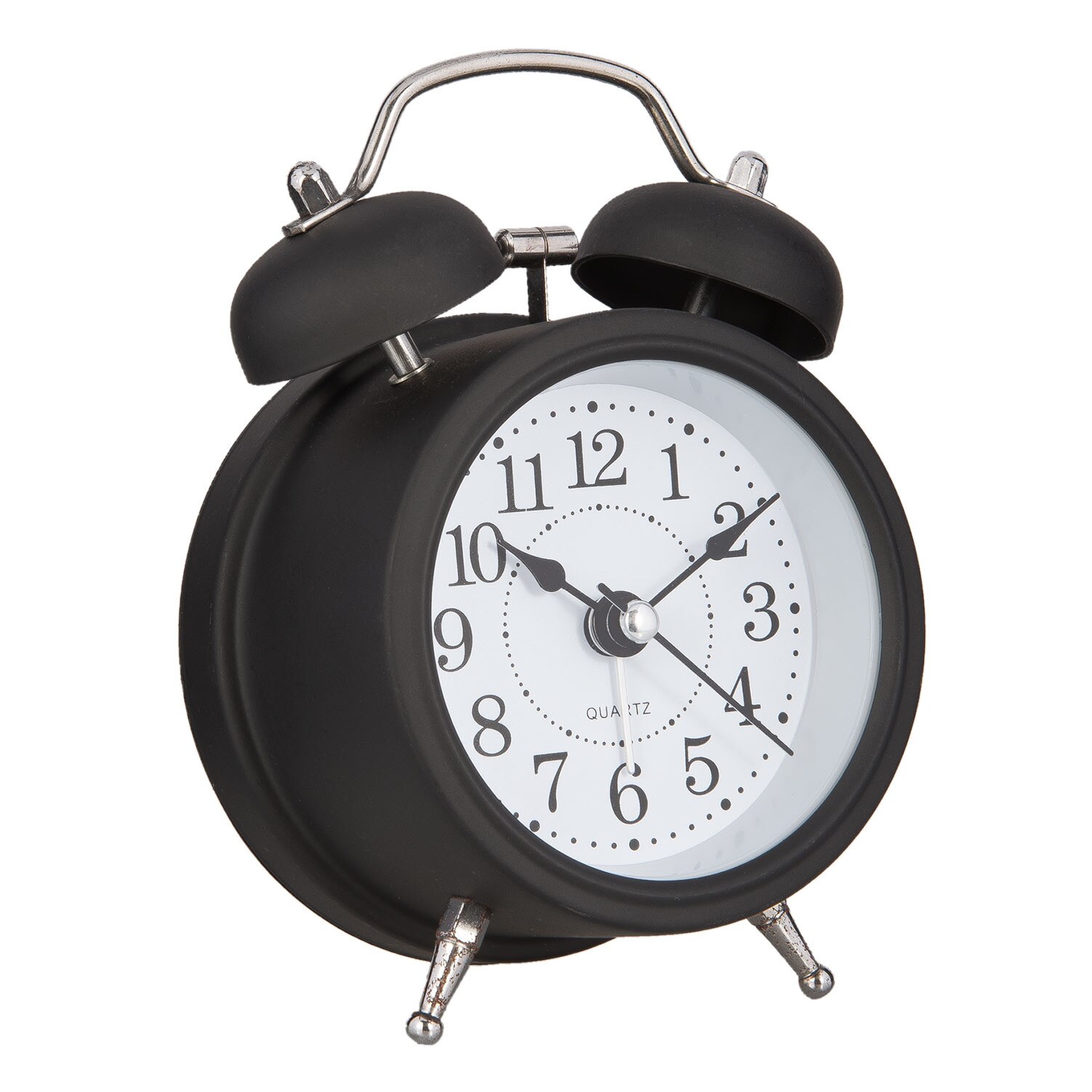Ceas desteptator metal negru clasic 8*5*12 cm - eMAG.ro