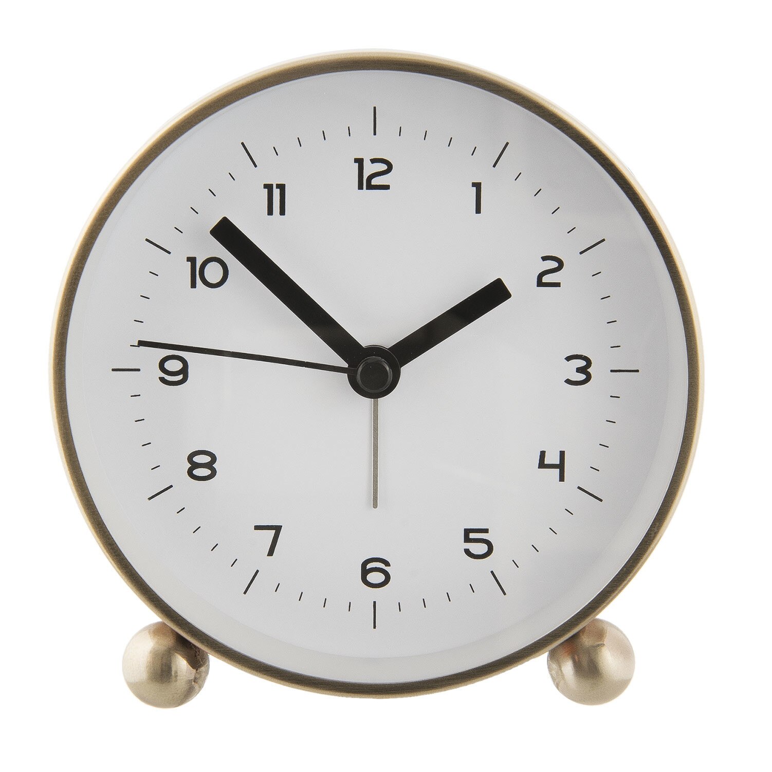 Ceas desteptator metal auriu clasic 8*5*12 cm - eMAG.ro