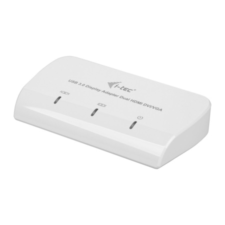 Hub, iTec, USB 3.0 Dual Display 1x HDMI 1x DVI + adaptor 1x VGA Full HD ...