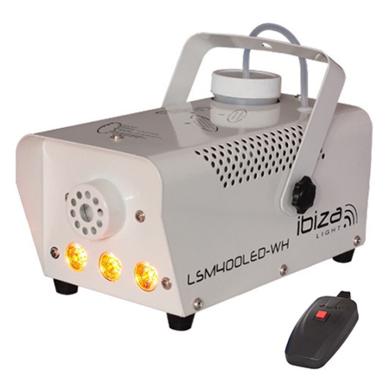 Masina de fum profesionala Ibiza, efect flacara, 400W, alb - eMAG.ro