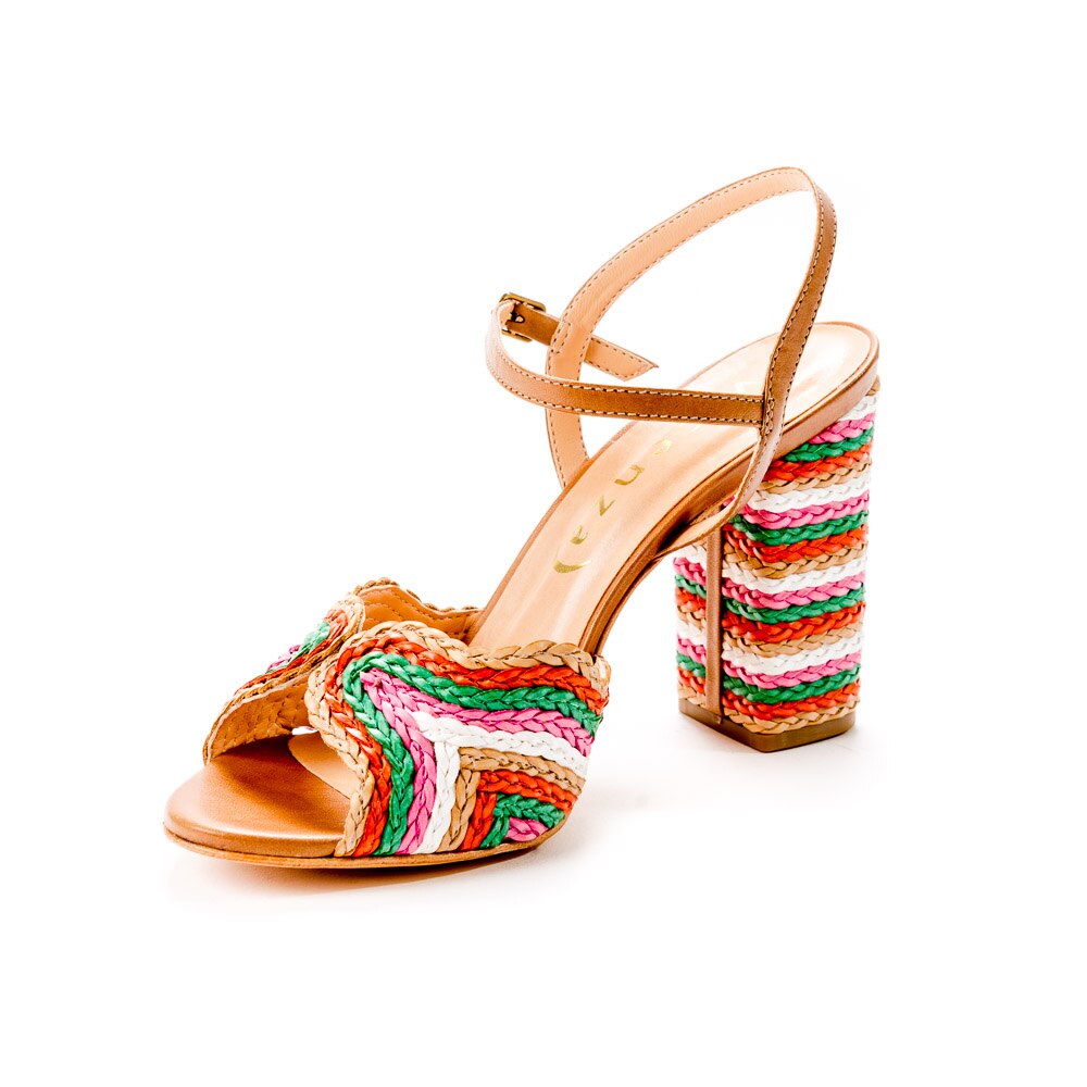 Sandale dama, piele naturala, multicolor, Vicenza, 39 EU - eMAG.ro