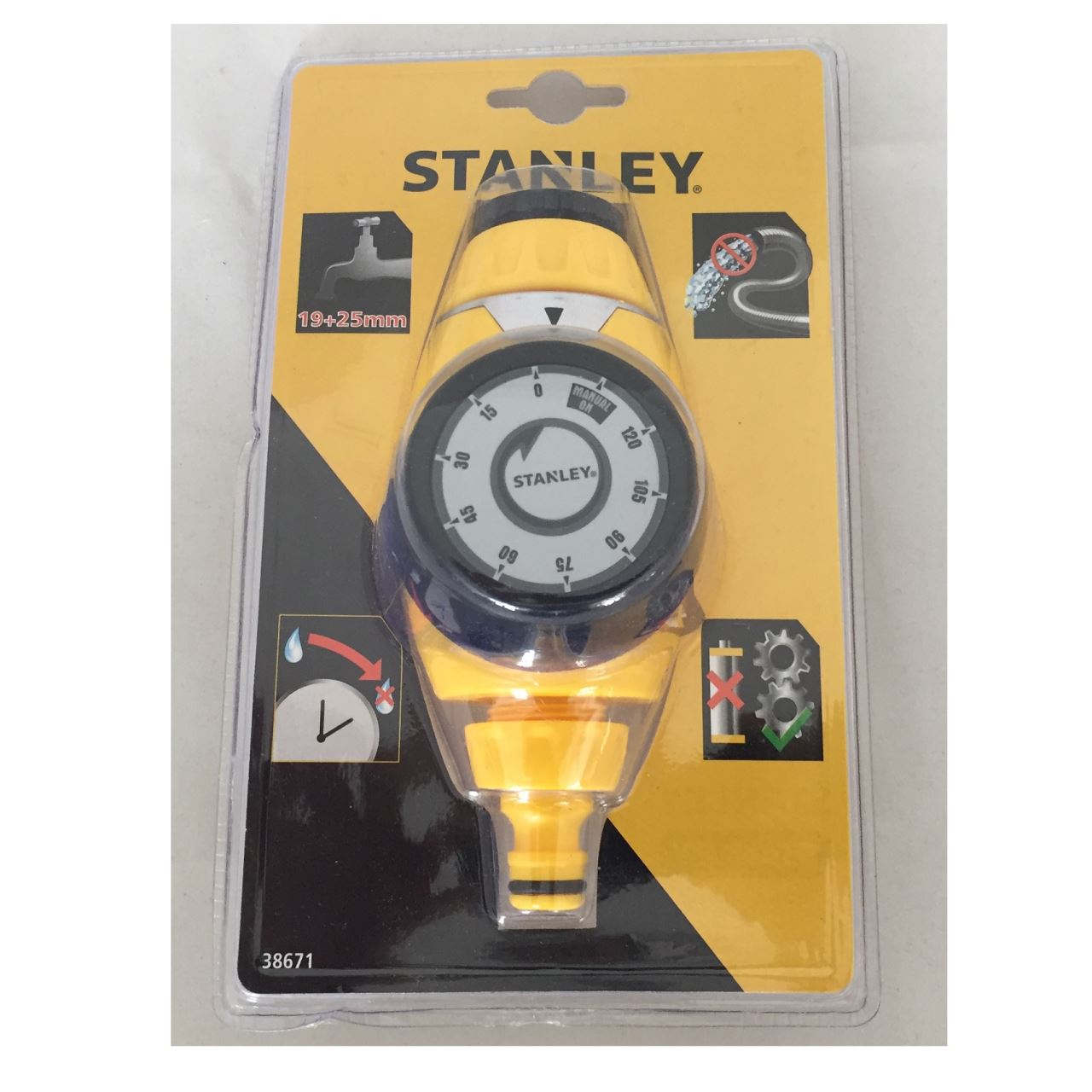 Programator mecanic pentru stropit Stanley 38671, timp programare 2 ore ...