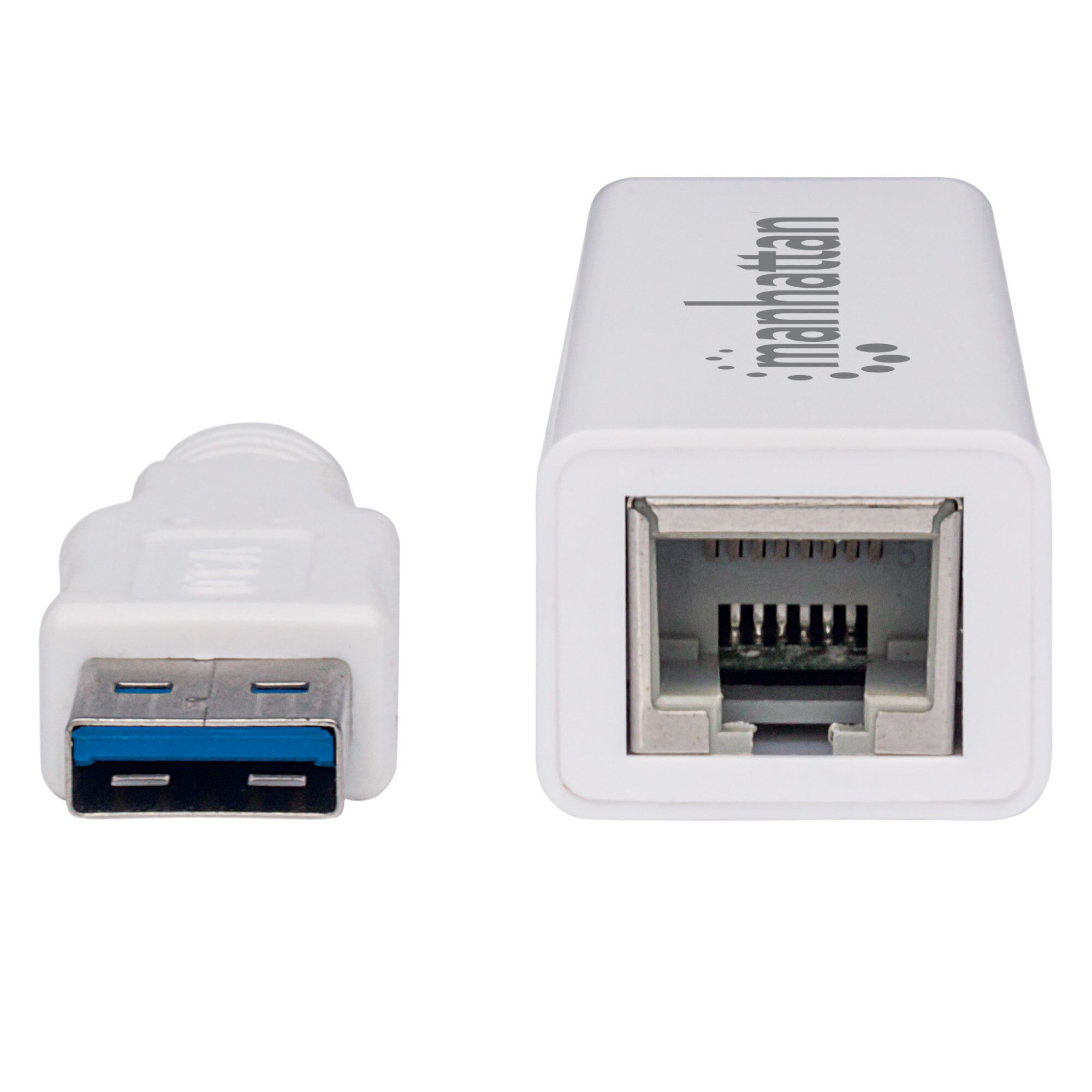 Adaptor Manhattan, USB-A 3.0 - RJ45, 10/100 / 1000Mbps, Gigabit Network ...