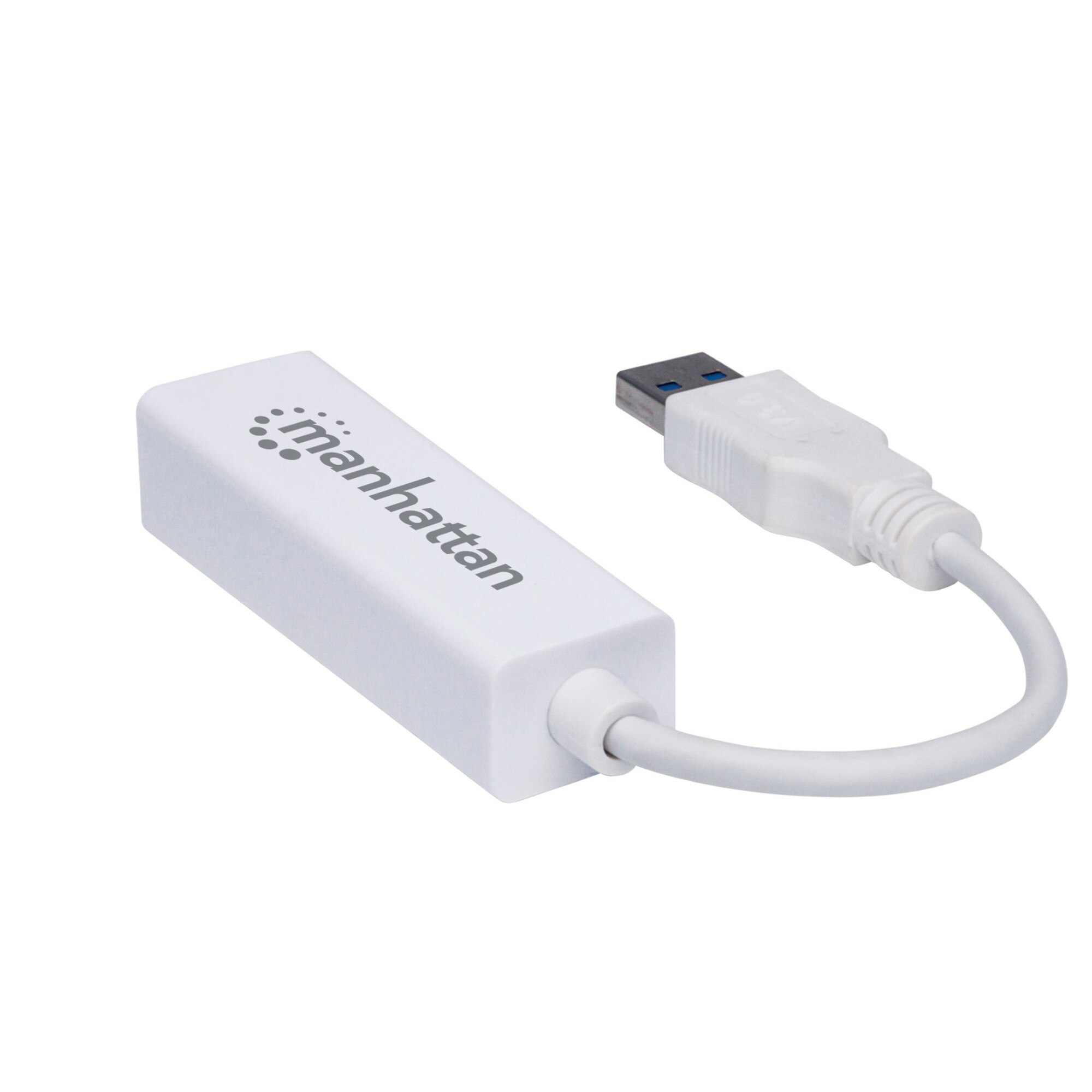 Adaptor Manhattan, USB-A 3.0 - RJ45, 10/100 / 1000Mbps, Gigabit Network ...