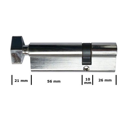 Butuc yala inegal 92 mm cu buton, chei amprenta - eMAG.ro