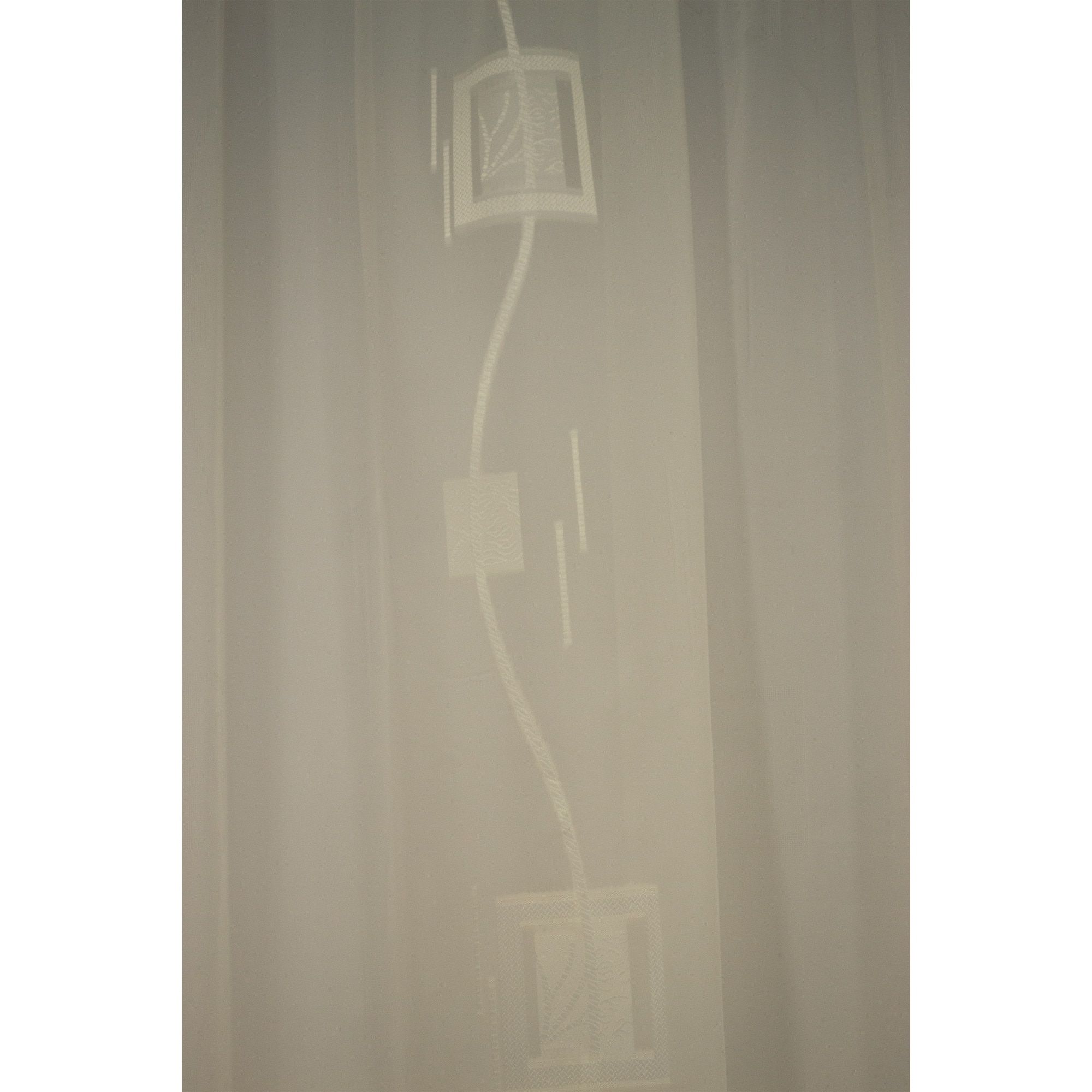 Perdele voal cu patrat, 365 x 247 cm - eMAG.ro