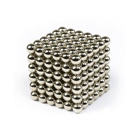 Bile Magnetice AntiStres Neocube, Argintiu, 216 piese MG1003 - eMAG.ro