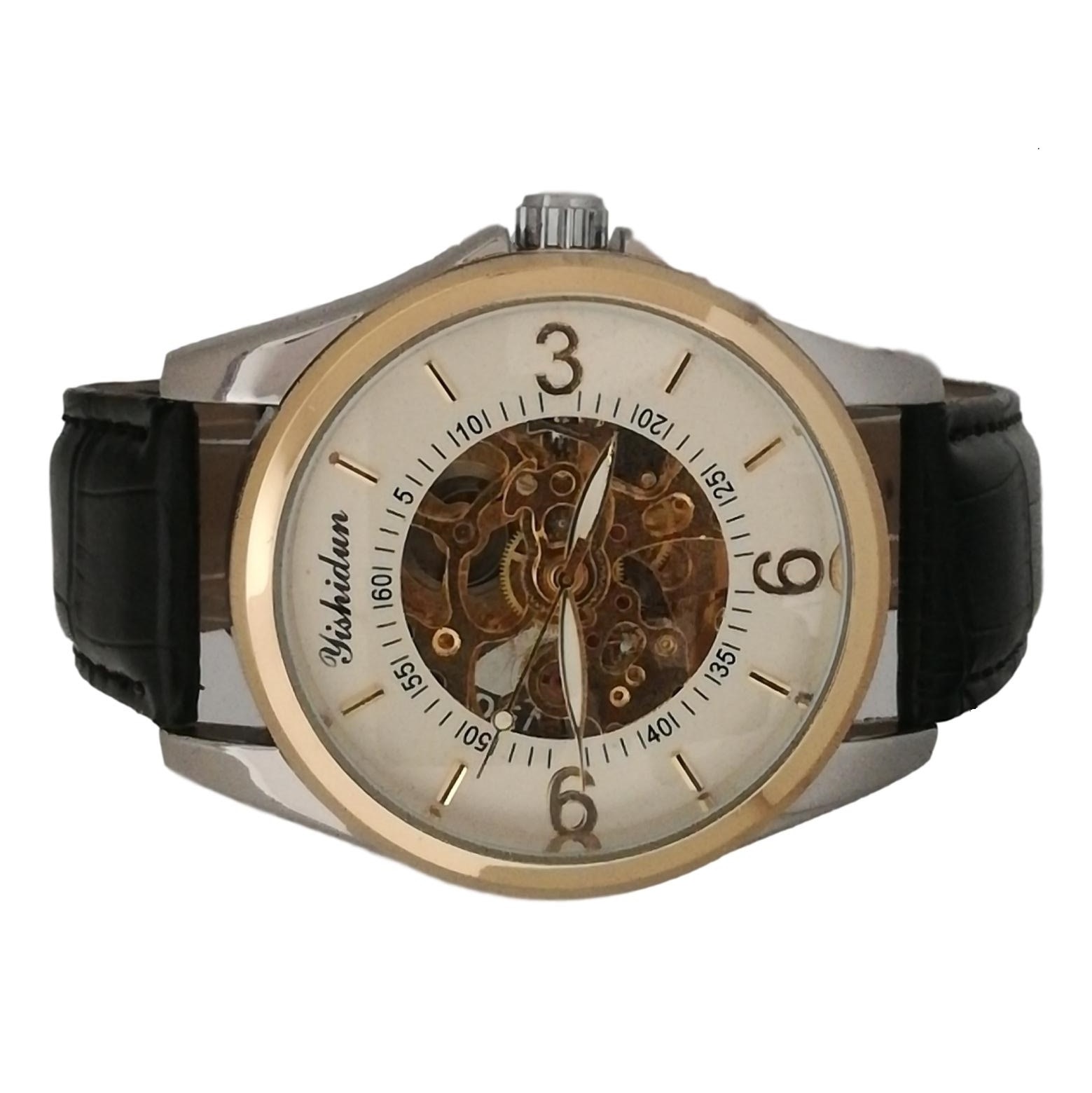 Ceas automatic, Yishidun, semicadran alb - eMAG.ro