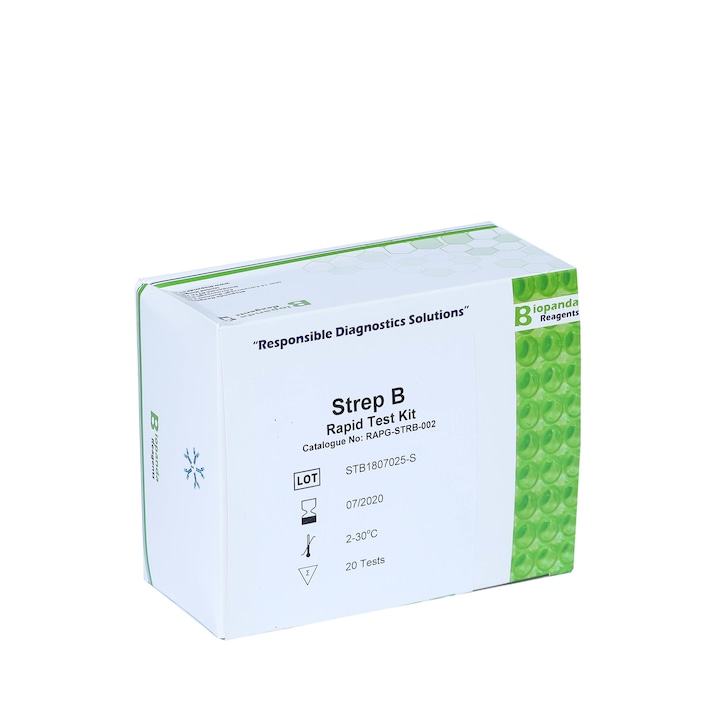 Test Infectie cu Streptococ B din Exudat, 20 teste/kit, uz profesional ...