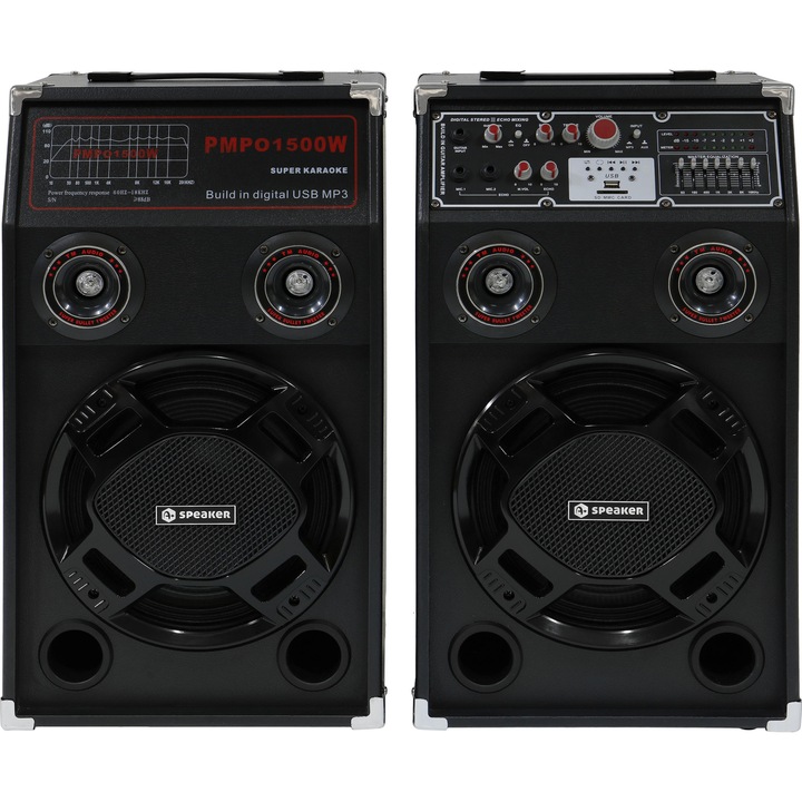 Boxe active profesionale A+ Events, Bluetooth,USB, SD Card, FM Radio ...