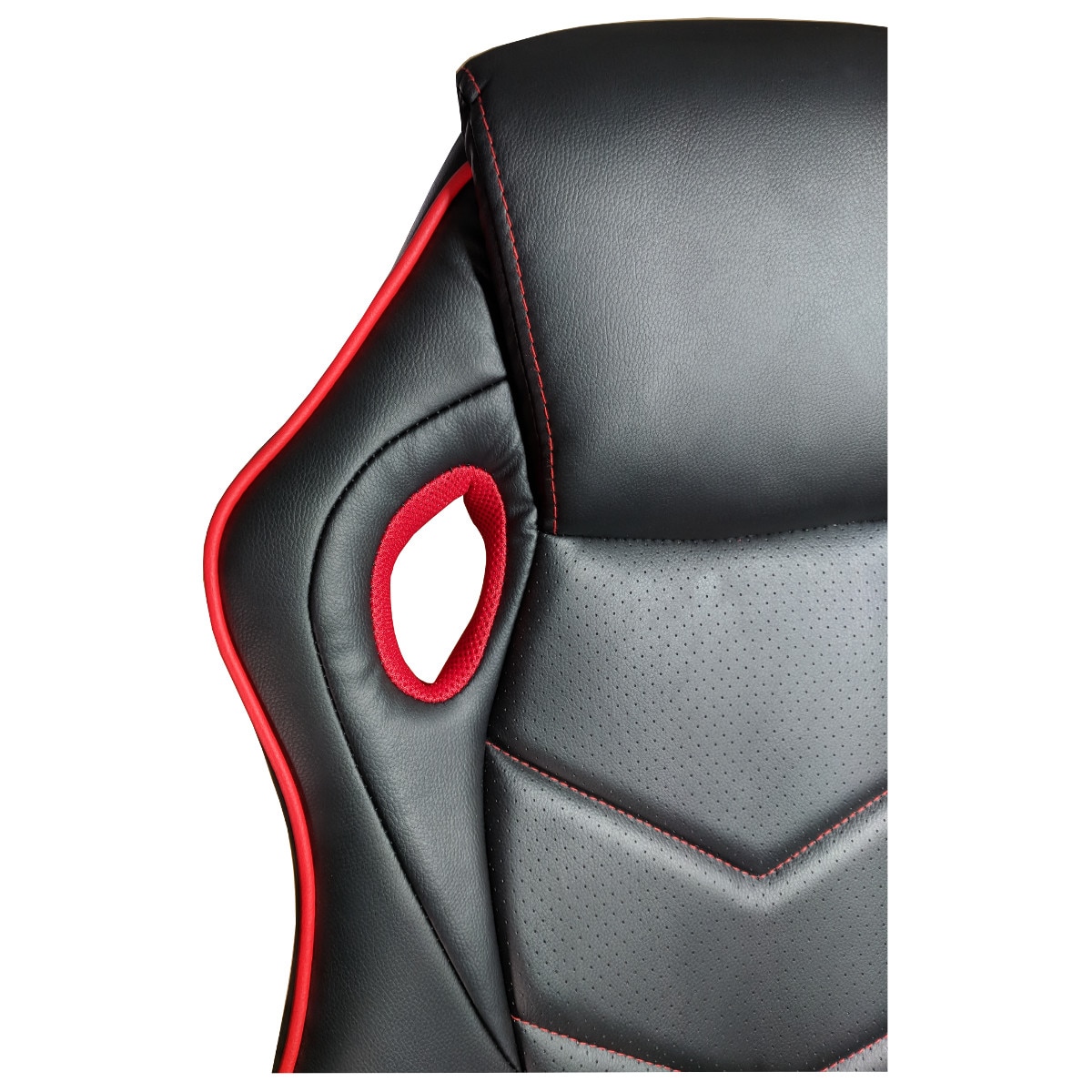 Scaun gaming Arka Chairs B19 negru rosu, piele anti transpiratie ...