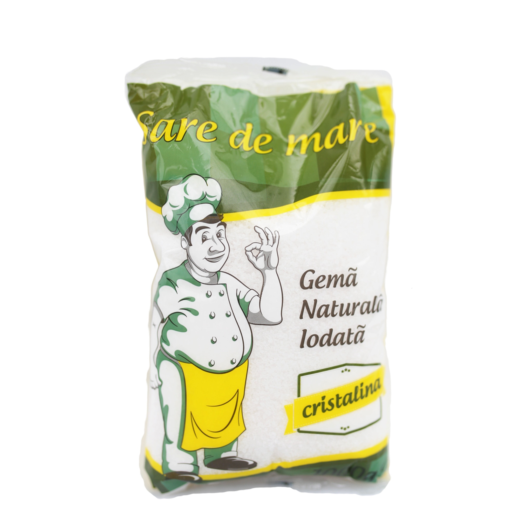 Sare de Mare Gema Naturala Iodata,1 KG - eMAG.ro
