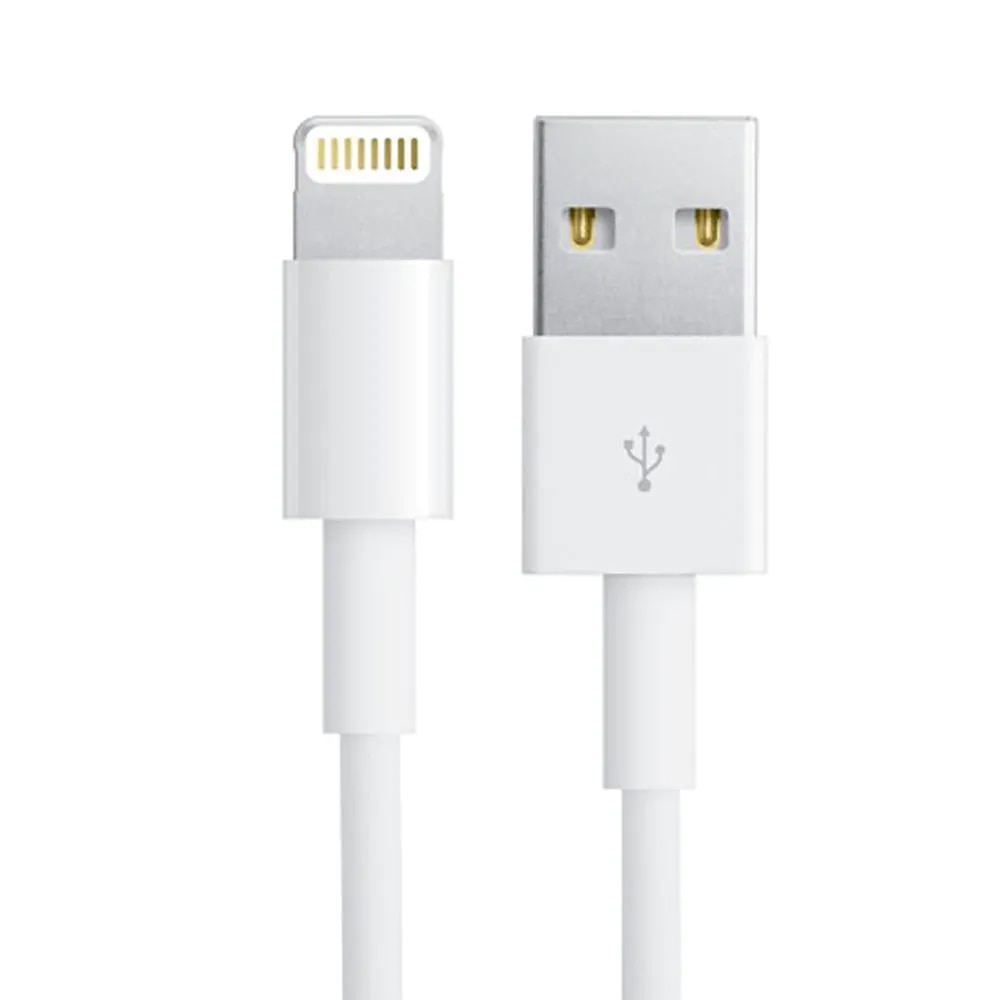 Cablu de date/incarcare compatibil Apple iPhone si iPad, USB, 1m, Alb ...