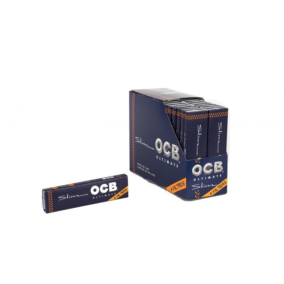 Foite pentru rulat tigarete, OCB, Foite + Filtre Slim Ultimate, ardere ...