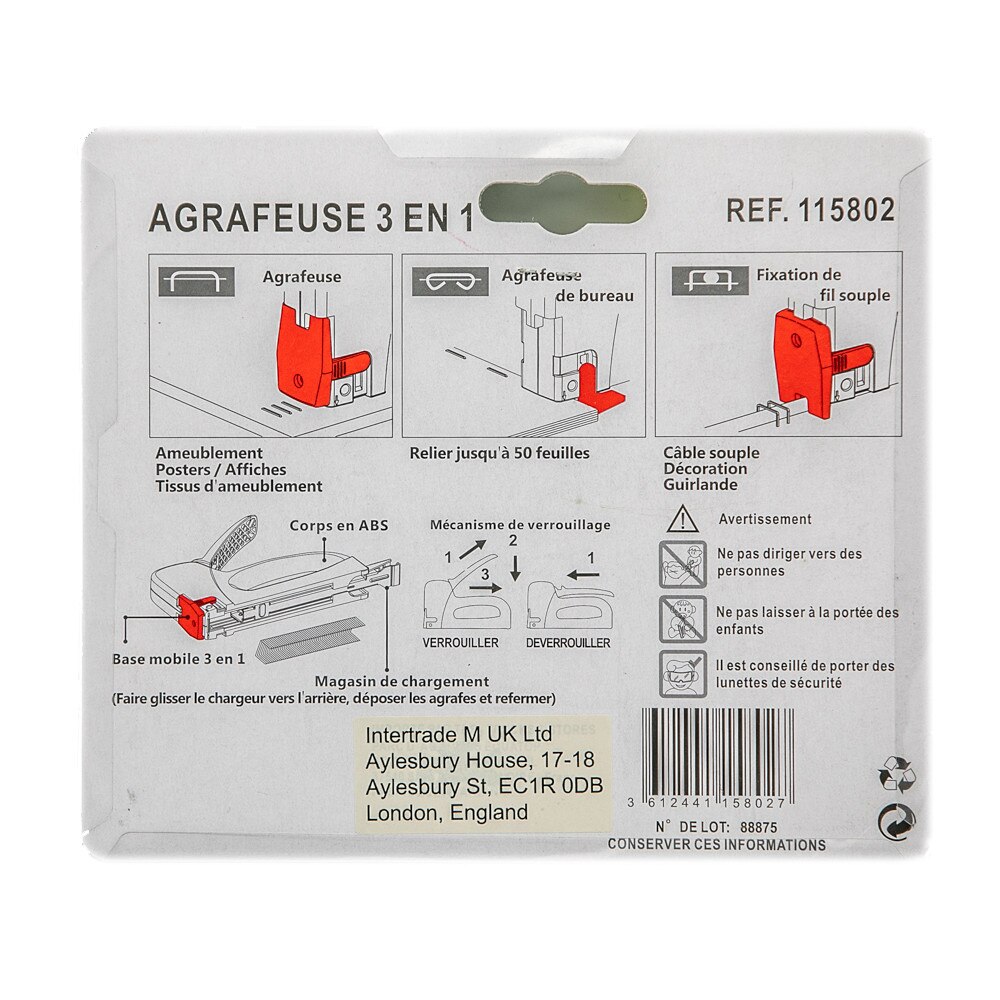 Capsator profesional manual 3 in 1, T&S, pentru hartie, capsat pe ...